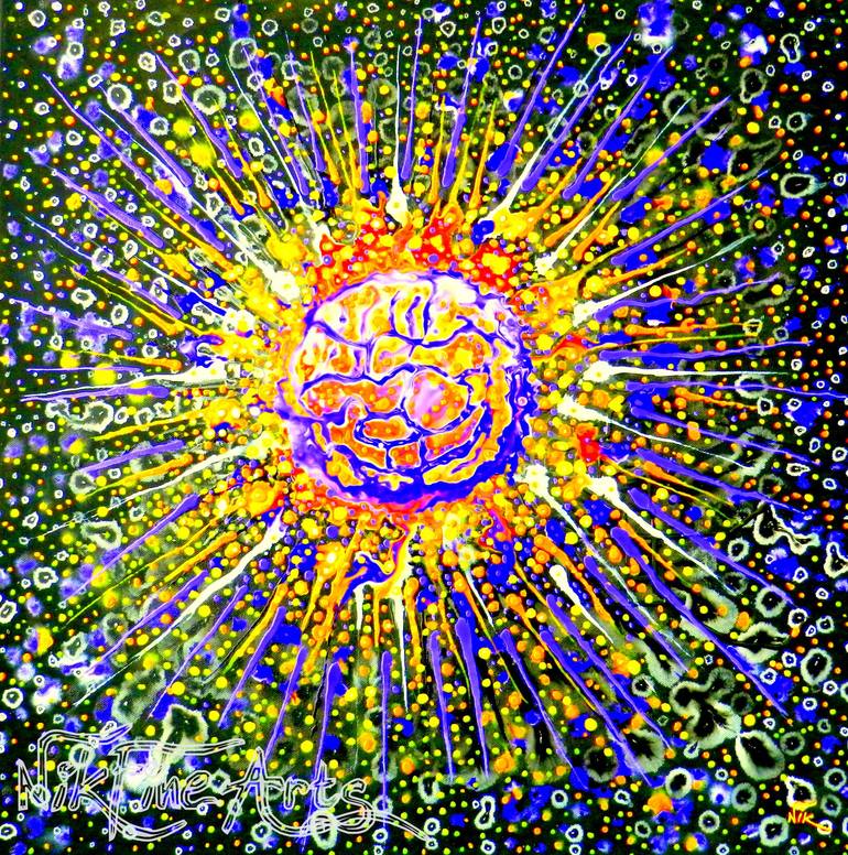 SPLASH UNIVERSE Painting by Nik Tod | Saatchi Art