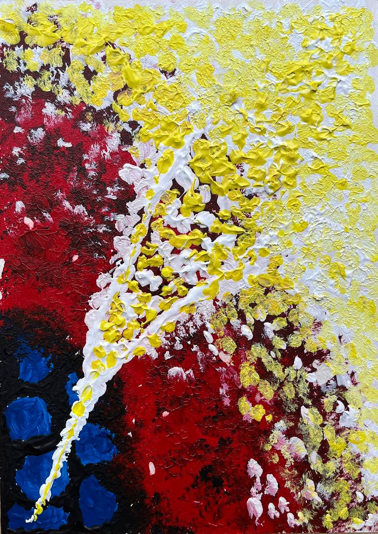 Healing Wound Painting by Lok Yau | Saatchi Art