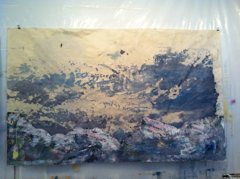 Big Sky Painting by Caroline Wright | Saatchi Art