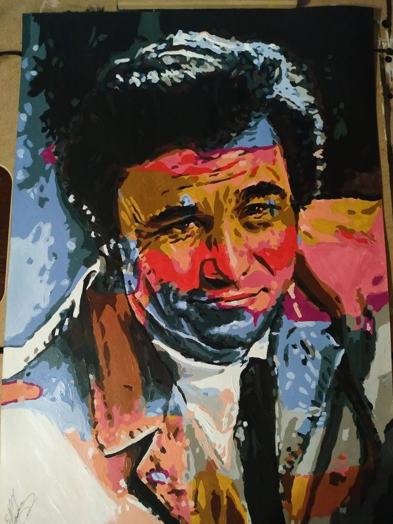 Lieutenant Columbo Painting by Catherine C | Saatchi Art