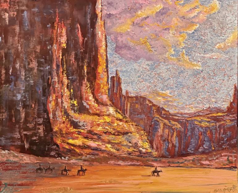 Monument Painting by Bryan Trainor | Saatchi Art