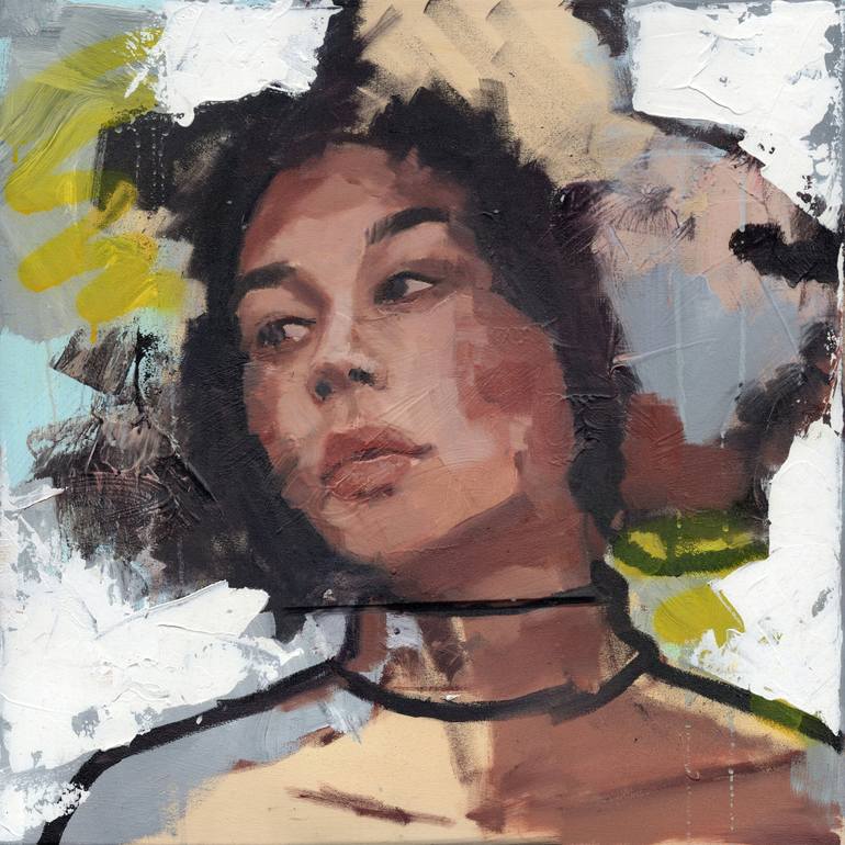 Portrait 5.11.22 Painting by Chris Bardell | Saatchi Art