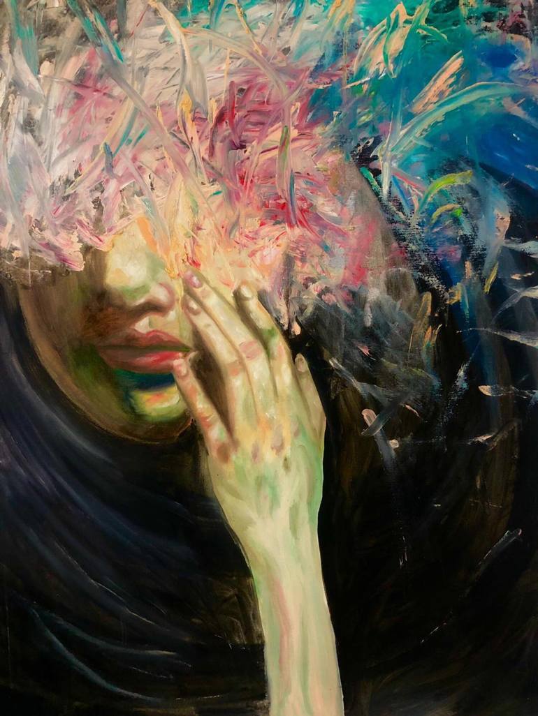 Erase Identity Painting by May Qutob | Saatchi Art