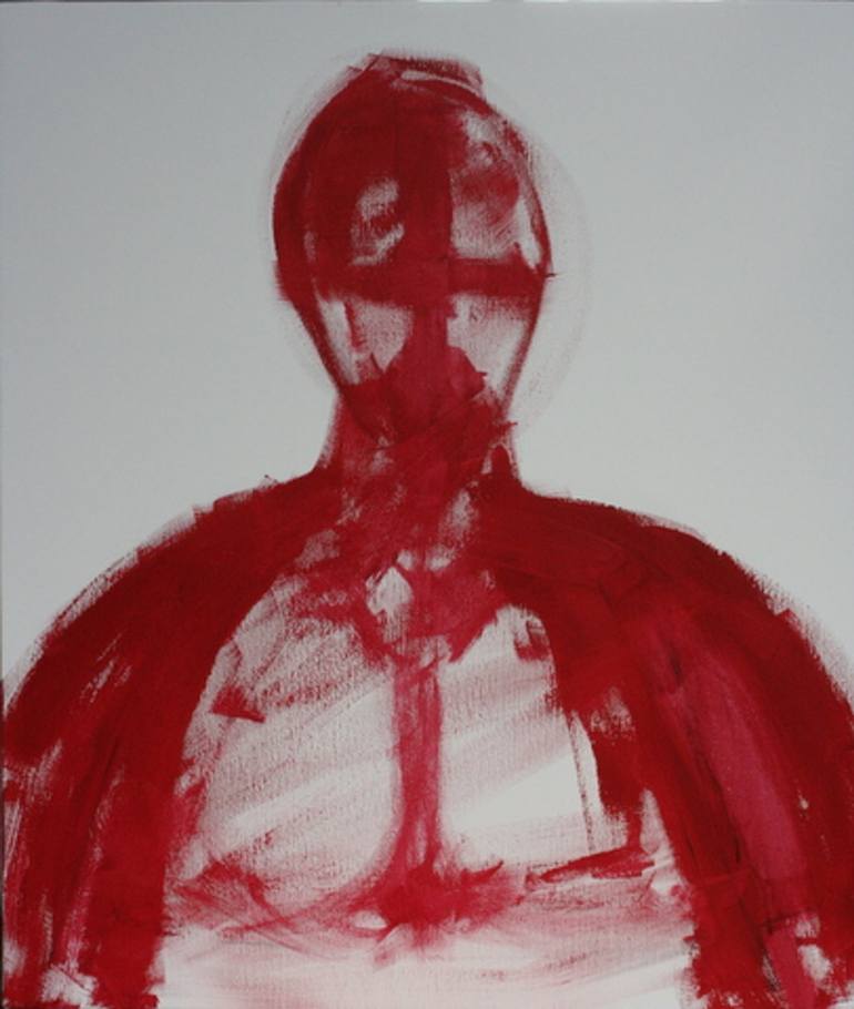 red Painting by Fabio Romagnolo | Saatchi Art