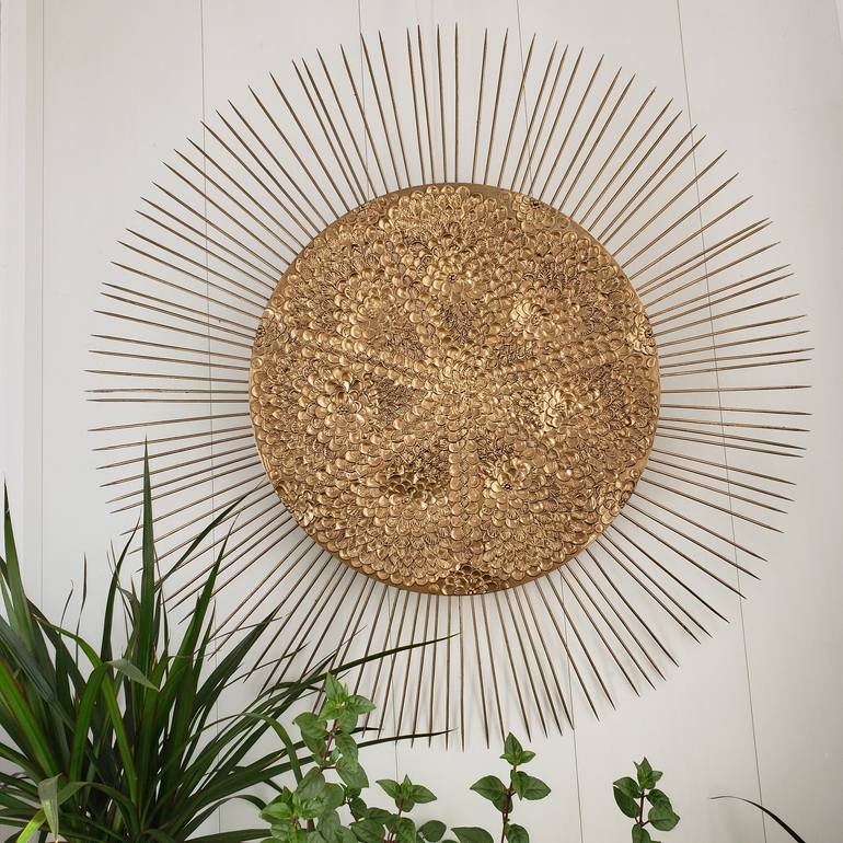 Flowers mandala Mixed Media by Inna Bohdan | Saatchi Art