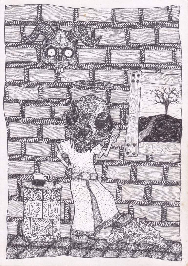 Slowburn Drawing by Teuku Adam | Saatchi Art