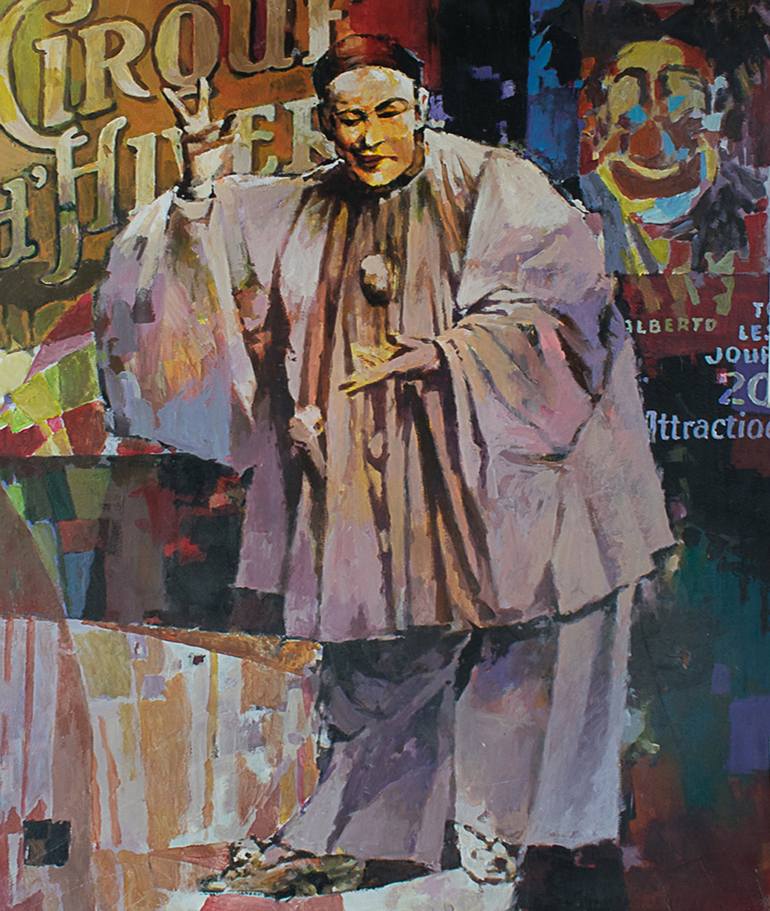 MANS PORTRAIT, PEOPLE PAINTING, CITY, POP ART Painting by ARTist ...