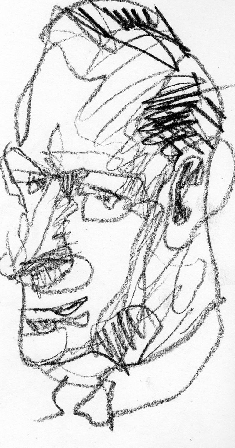 Nowhereman 2 Drawing by Rémi Jouandet | Saatchi Art