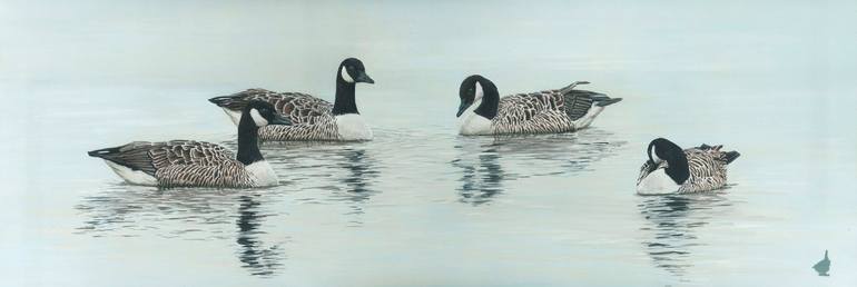 The Meet Painting by Daniel Barber | Saatchi Art