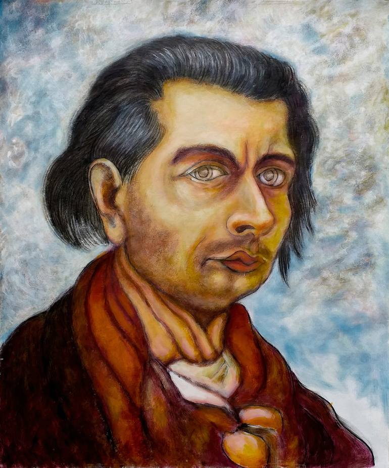 Portrait of Giorgio de Chirico Painting by Jorge Ihlenfeld | Saatchi Art