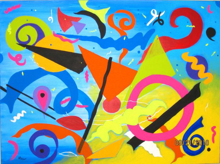 Sunrise in L.A. Painting by Hugo Ruggiero | Saatchi Art