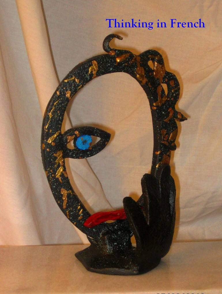 Thinking in French Sculpture by Hugo Ruggiero | Saatchi Art