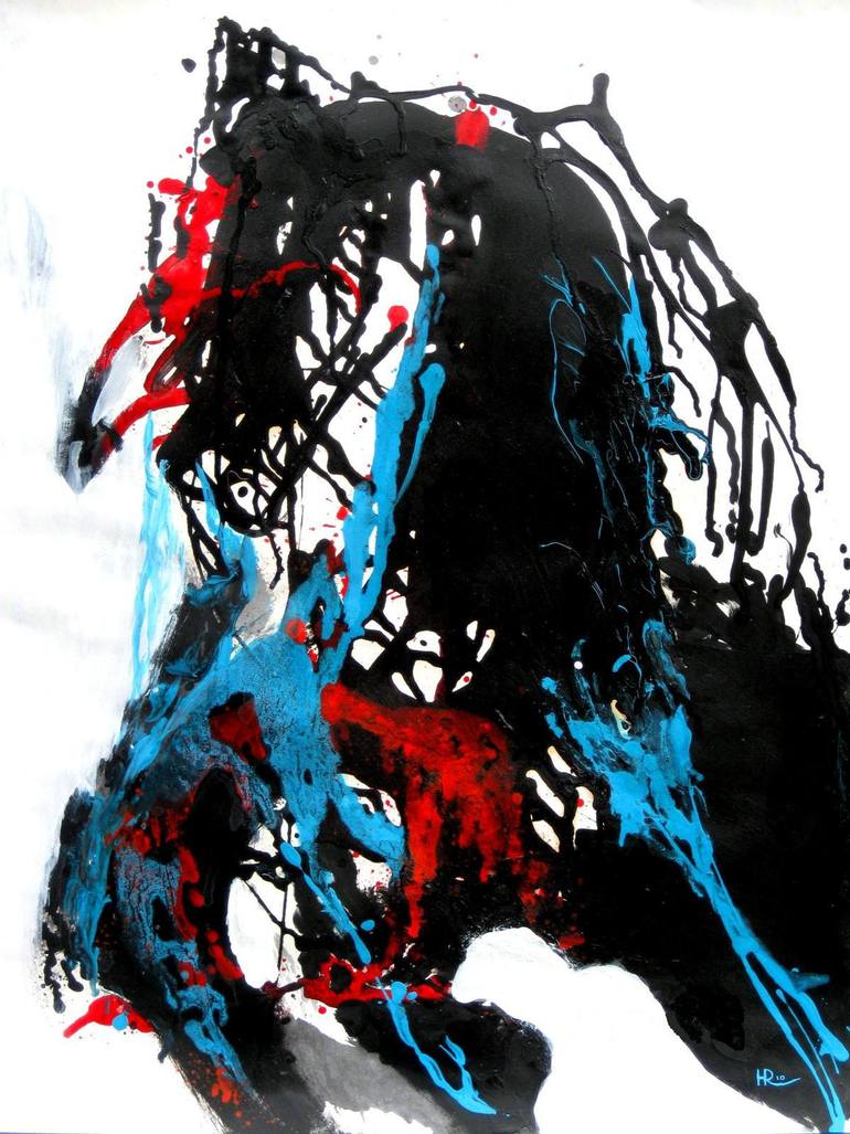 galloping Painting by Hugo Ruggiero | Saatchi Art