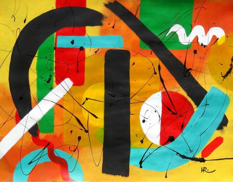 In my Space Painting by Hugo Ruggiero | Saatchi Art