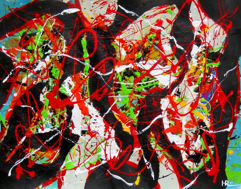 Anxiety Painting by Hugo Ruggiero | Saatchi Art