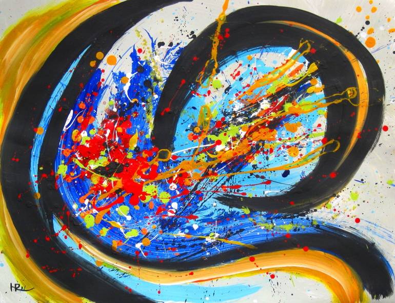 The creation Painting by Hugo Ruggiero | Saatchi Art