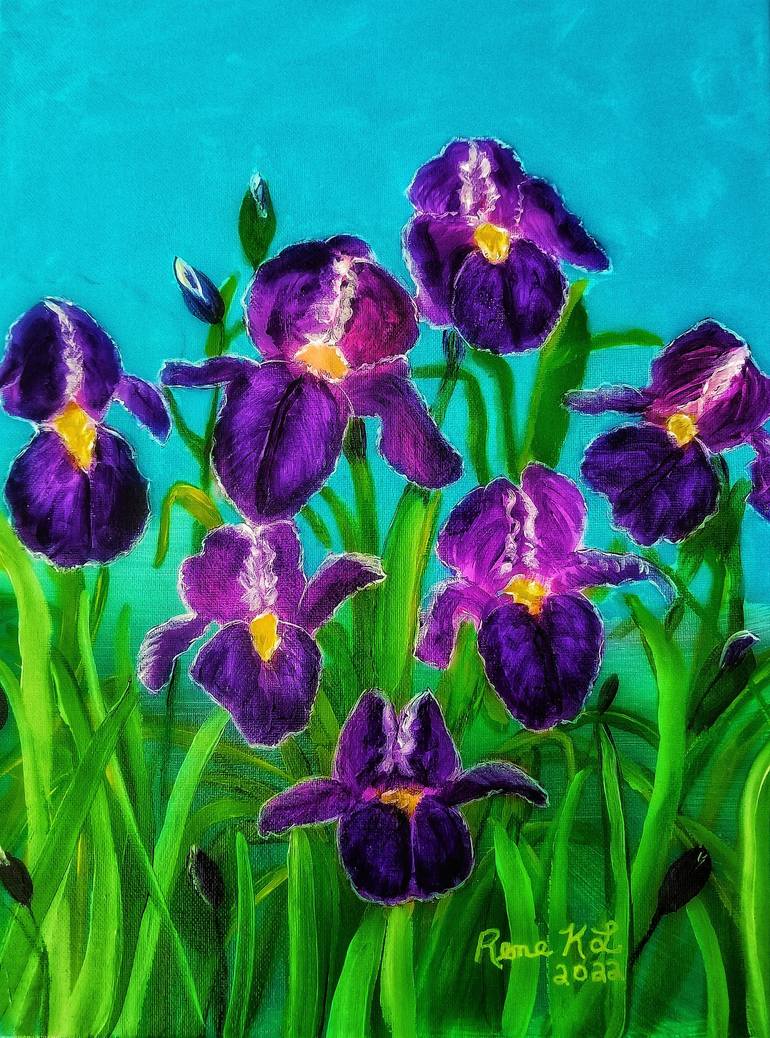 Rene Paintings Flowers
