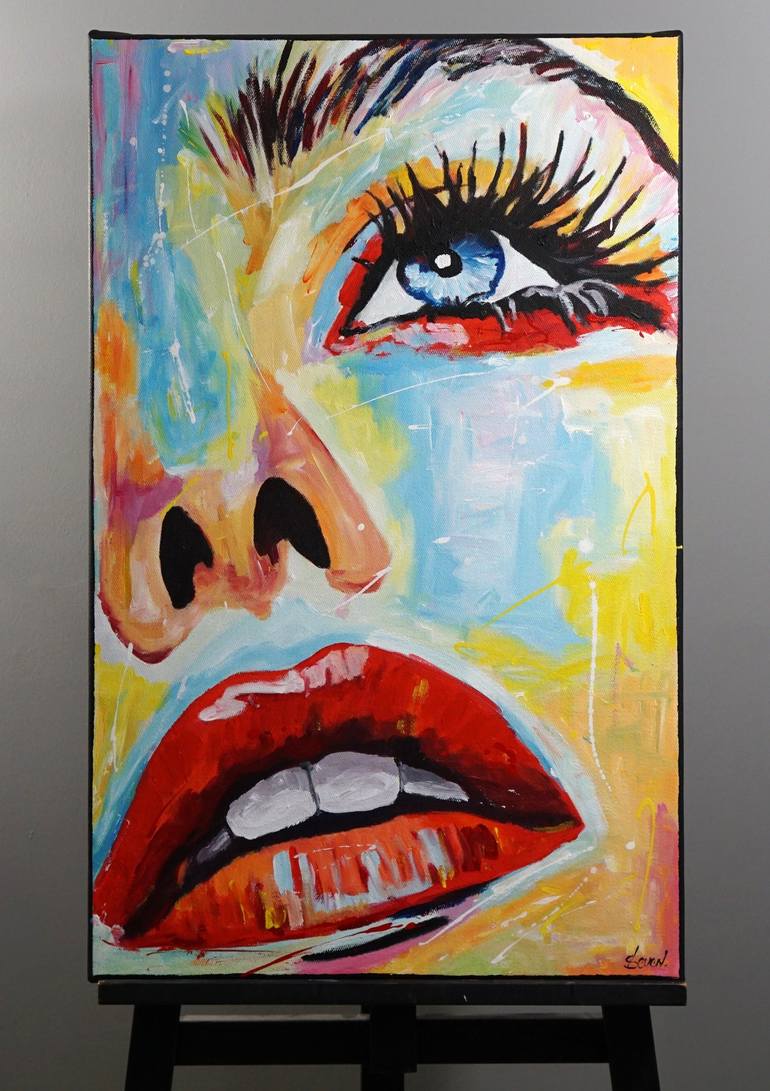 Forget-me-not Painting by Rafal Stach | Saatchi Art