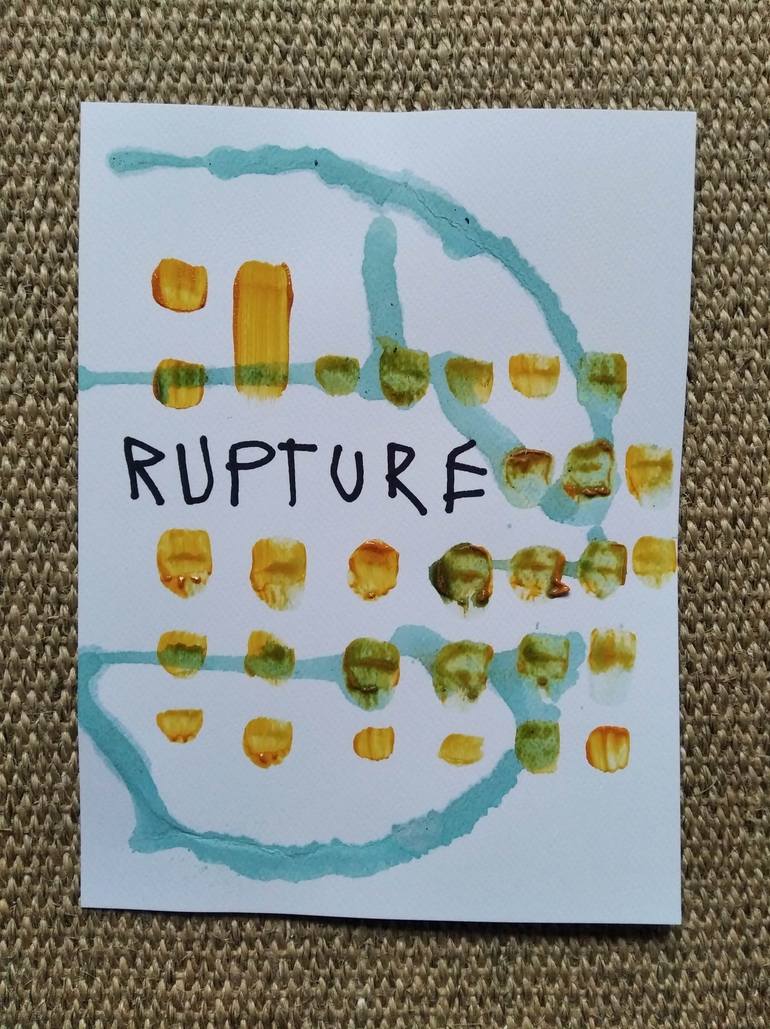 RUPTURE Painting by Frederika Pereira | Saatchi Art