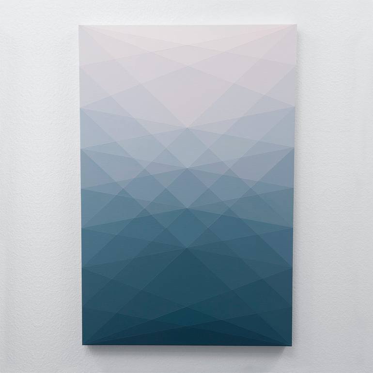 Blue to Rose - SOLD Painting by Andy Lepe | Saatchi Art