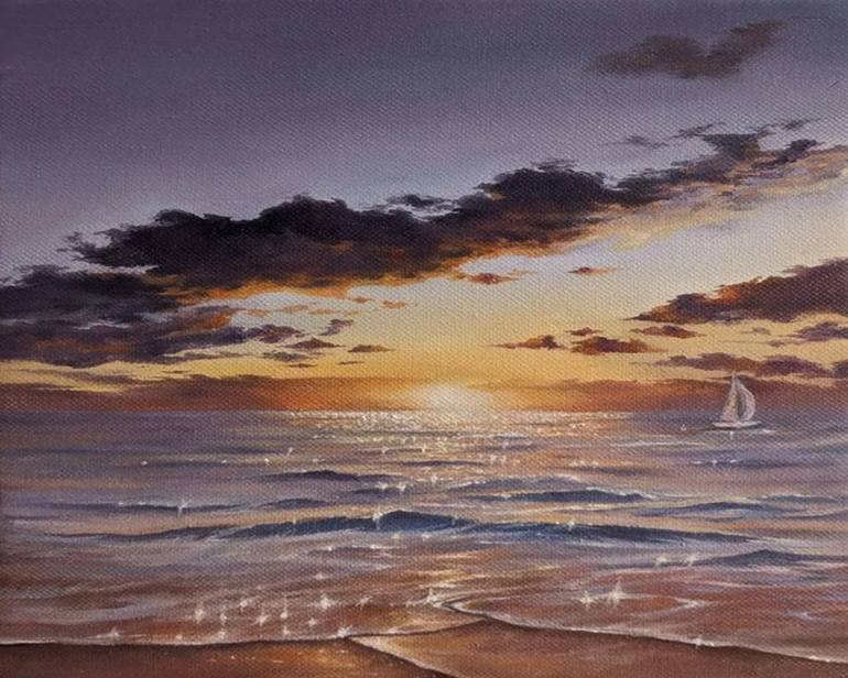 Sun shine Painting by Mehreen Nadeem | Saatchi Art