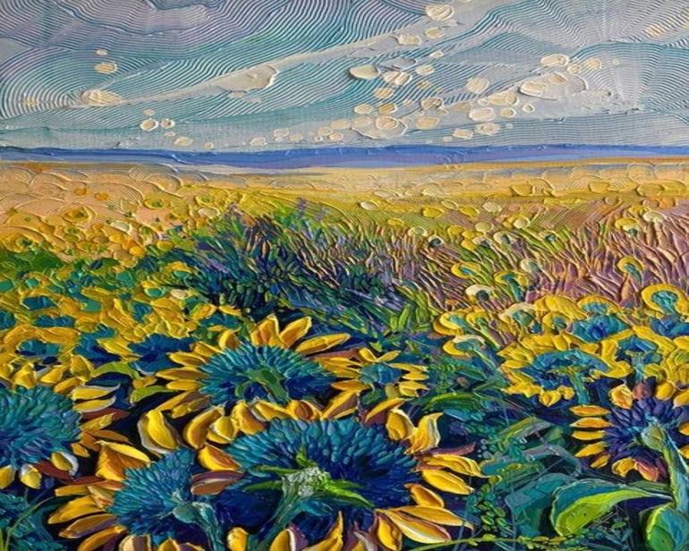 Field Painting by Mehreen Nadeem | Saatchi Art