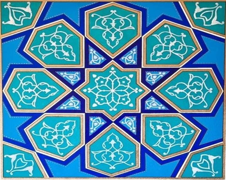 The mosque Painting by Mehreen Nadeem | Saatchi Art