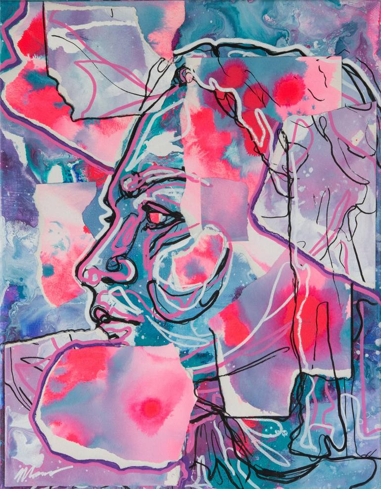 Look Both Ways Painting by Momo Goodrum | Saatchi Art