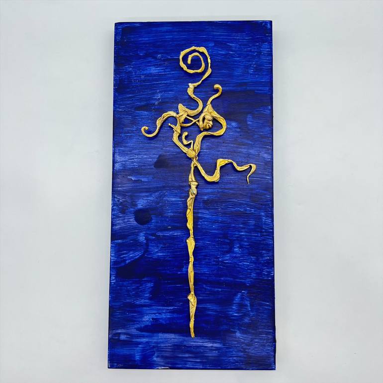 Wall collage The Magic Mood #11 bronze sculpture Sculpture by Michael ...