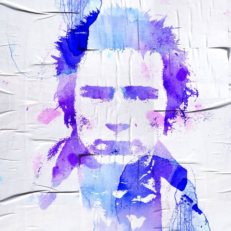 Johnny Rotten Pop Art Portrait 4 Printmaking by Gad Laniado | Saatchi Art