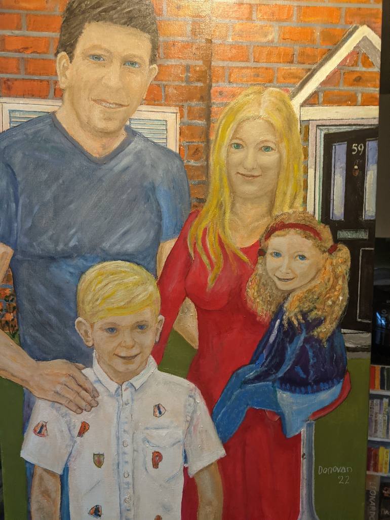 Family Portrait (The Quick Family Collection) 2022 Painting by Shaun ...