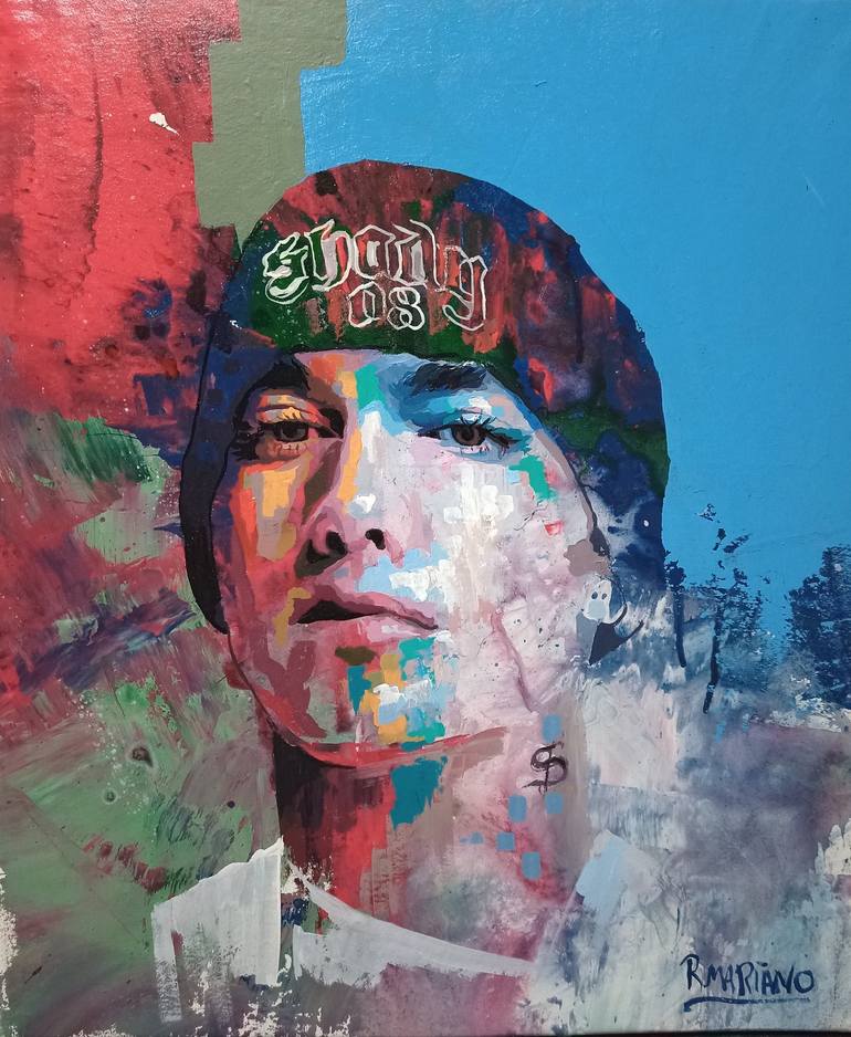 Acrylic painting Eminem Painting by Rodrigo Mariano Da Silva Barbosa ...