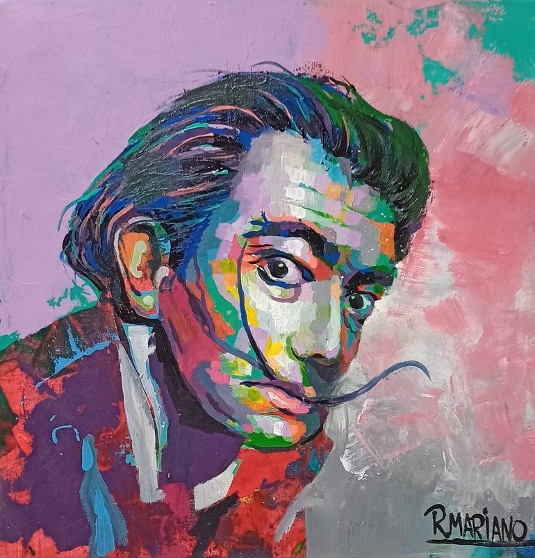 Salvador Dali Painting by Rodrigo Mariano Da Silva Barbosa | Saatchi ...