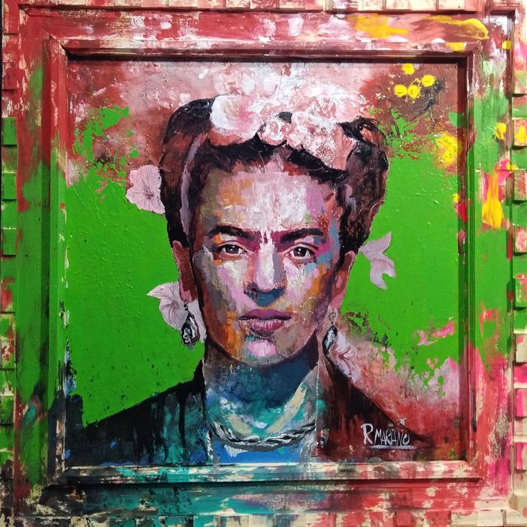 Acrylic Painting Frida kahlo Painting by Rodrigo Mariano Da Silva ...