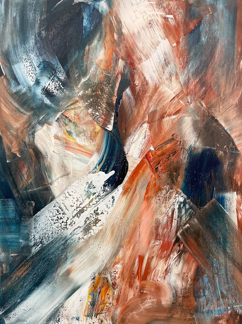 Tangy Abstract Wall Art M00017 Painting by Drunk Abstracts | Saatchi Art