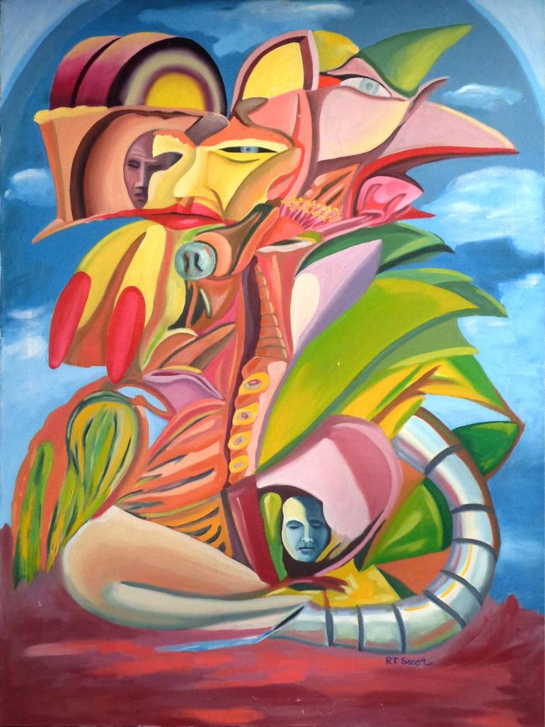 BIRTH Painting by Richard Secor | Saatchi Art