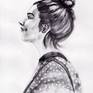 Daniela Drawing by ART AND CATHARSIS | Saatchi Art