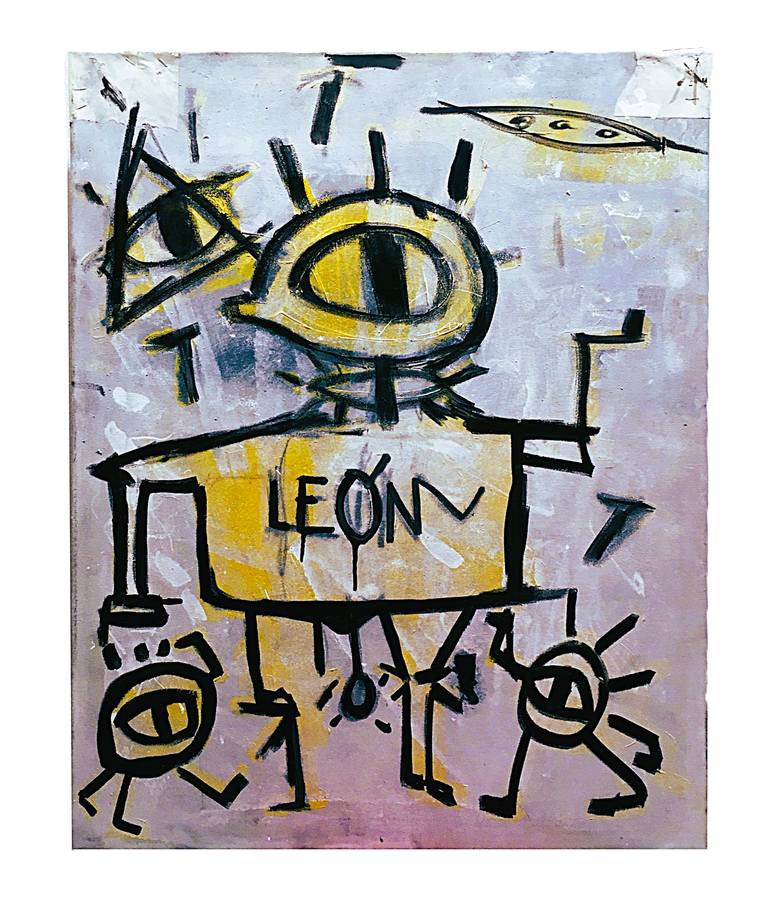 Lion 3 Painting by León Sánchez David | Saatchi Art