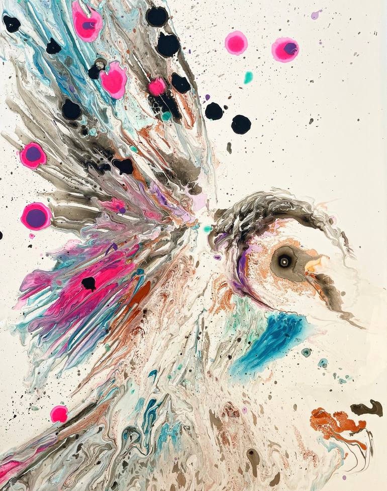 The owl Painting by Todor Genchev | Saatchi Art