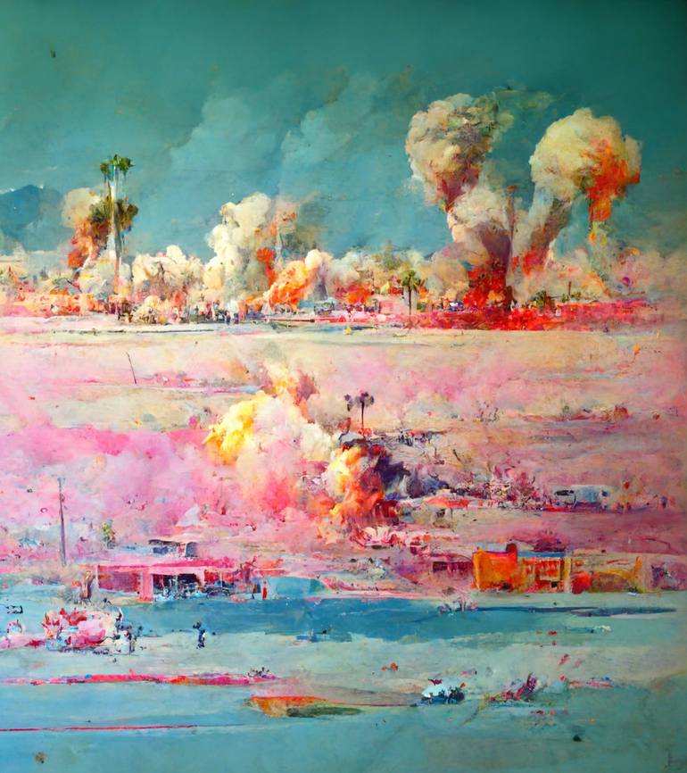 When Does A War End - VIIII Digital by Embtto - | Saatchi Art