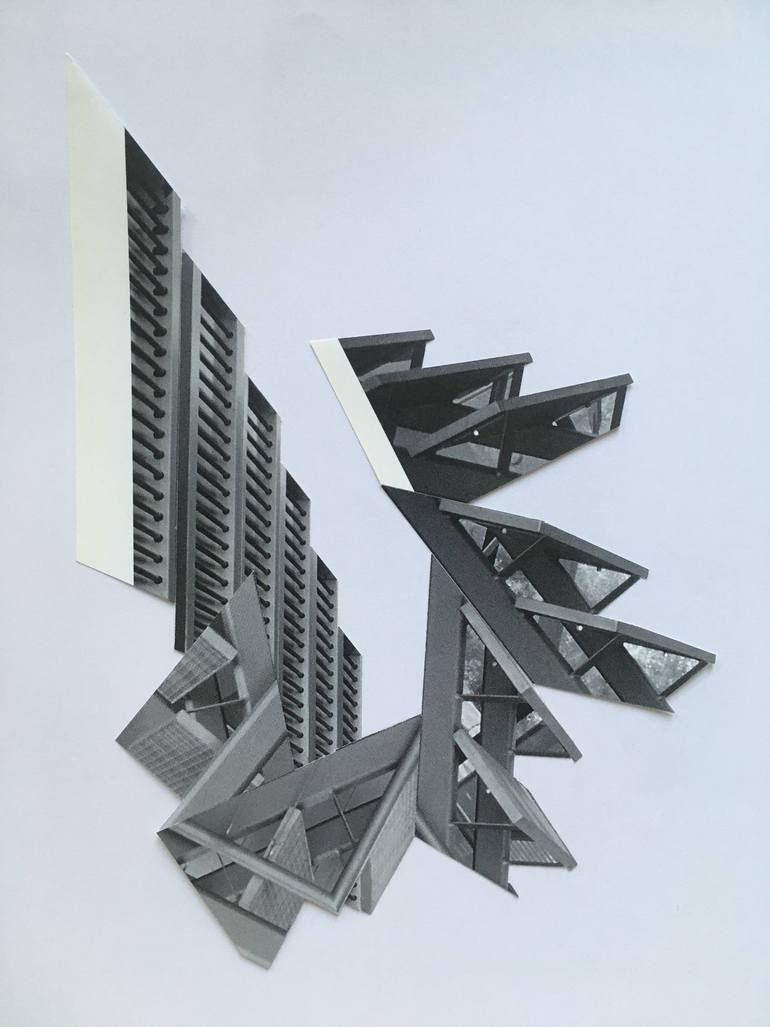 Sobek Stairs Collage by Friedrich Raphael Curschmann | Saatchi Art