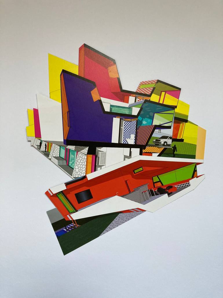 The Pension Collage by Friedrich Raphael Curschmann | Saatchi Art