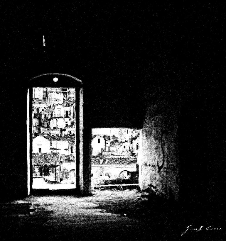 Sassi of Matera Drawing by Giuseppe Cocco | Saatchi Art