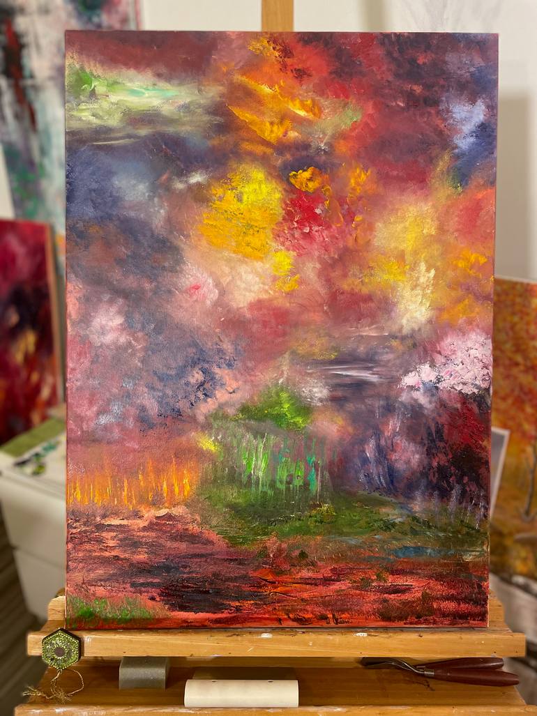 Storm Painting by Negin Shariat | Saatchi Art