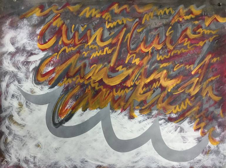 Double sens Painting by Louise Mauger | Saatchi Art