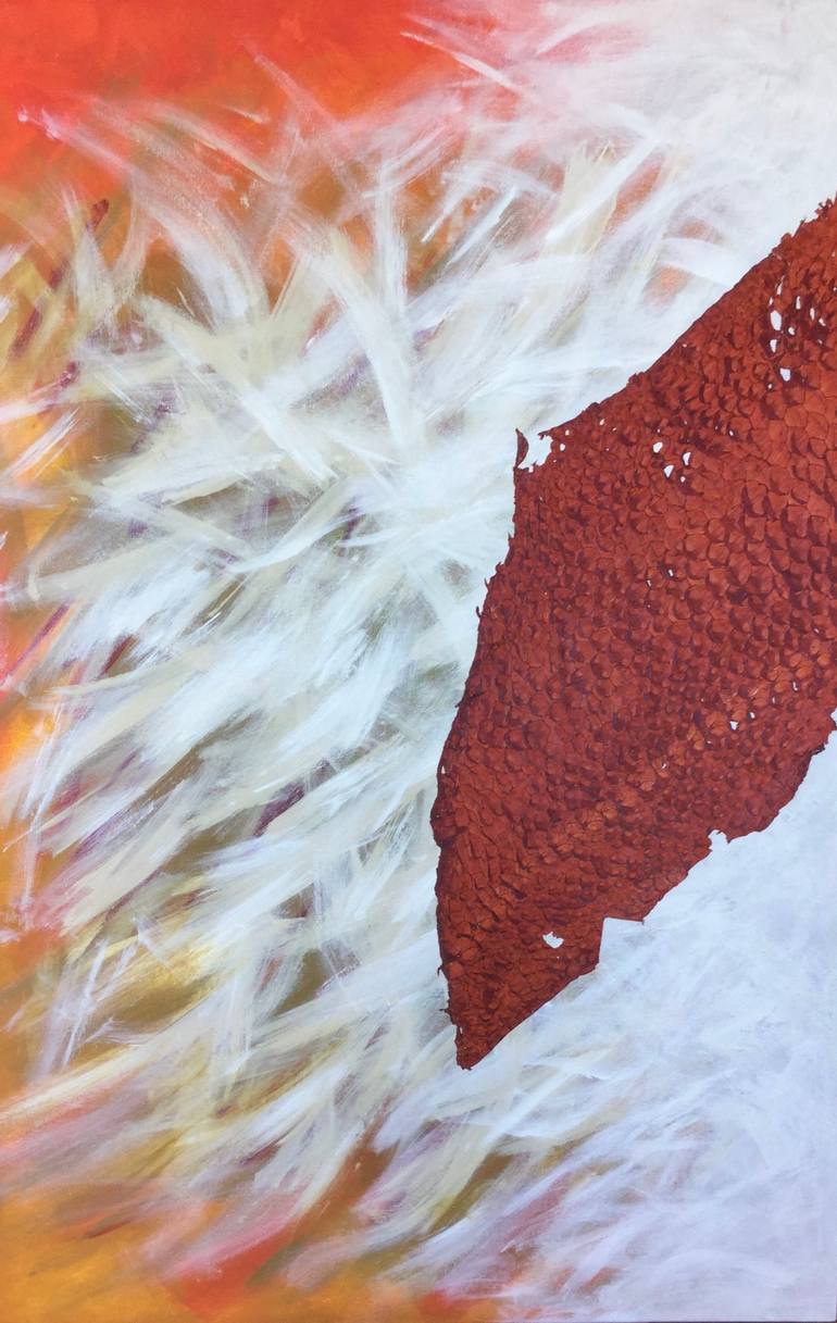 Écume de mer Painting by Louise Mauger | Saatchi Art