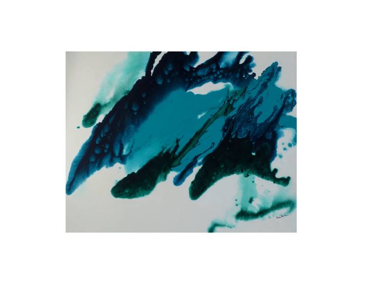 Blue Velvet Painting by Pam Berns | Saatchi Art