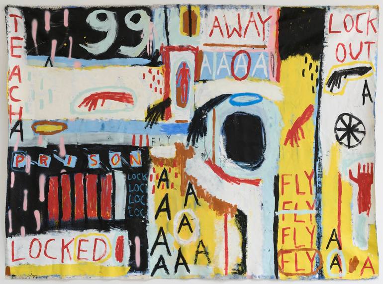 Black Boy Fly Painting by Musonga Mbogo | Saatchi Art