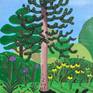 Apenboom / Monkey Pine Tree Painting by Lola Boris | Saatchi Art
