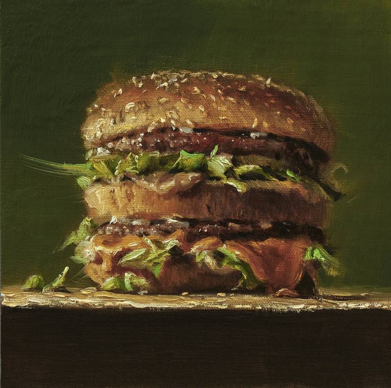 Le Big Mac Painting by Tom Off | Saatchi Art